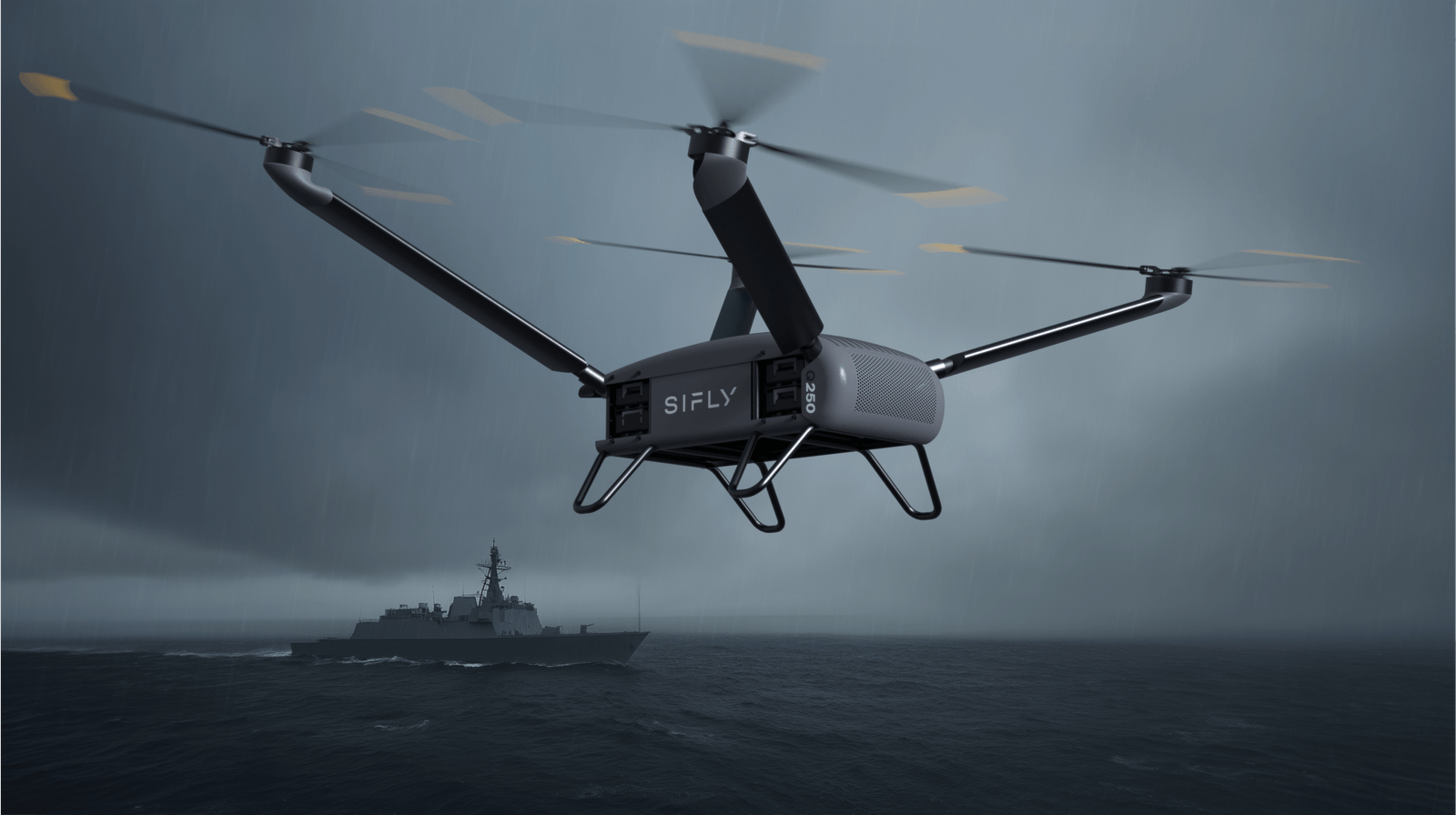 Autonomous VTOL Drone | The SiFly Q250